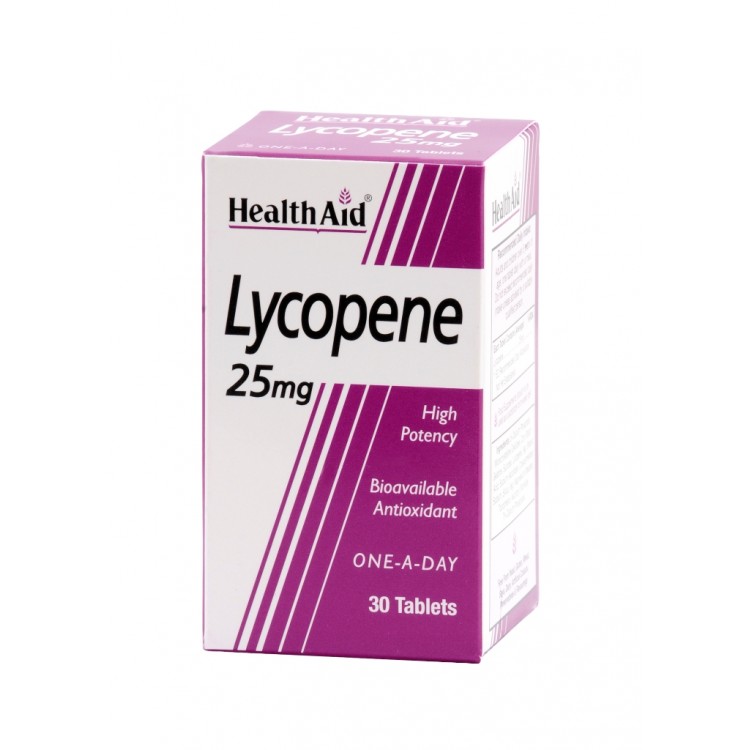 Lycopene 25mg 30 tabs-Health Aid